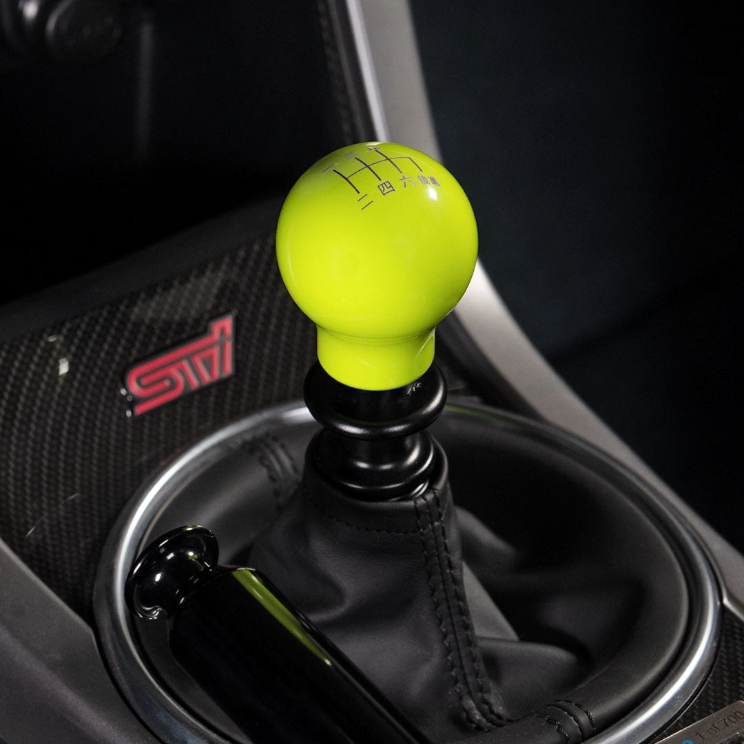 Billetworkz 6 Speed WRX Shift Knob Japanese Engraving - Weighted ...
